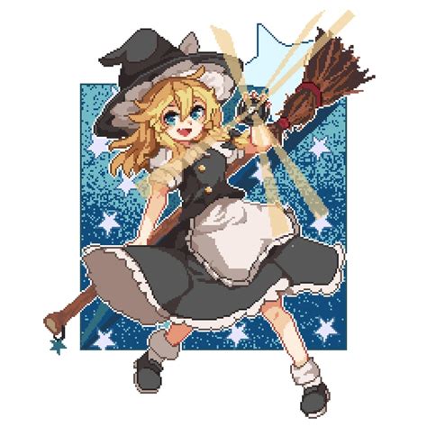 Kirisame Marisa Touhou Drawn By Hui Mi Hennji Echo Danbooru