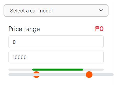 Html How Do I Make The Range Input For The First Circle To Be The Same As The Second Circle