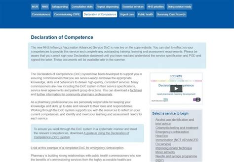 How To Complete Your CPPE Declaration Of Competence Community Pharmacy Humber