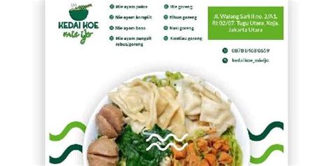 28 Restoran Mie Ijo Favorit Di Jakarta