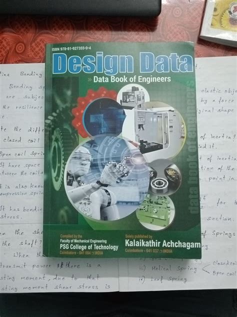 Buy Psg Design Data Handbook Data Book Of Engineers New Updated 2022 Reprinted Edition
