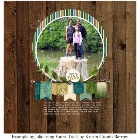 Offset Frame Using Circles Digital Scrapper