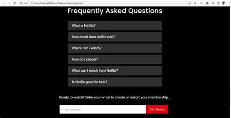 Github Gautam49html And Css Level 2 Project Netflix Landing Page