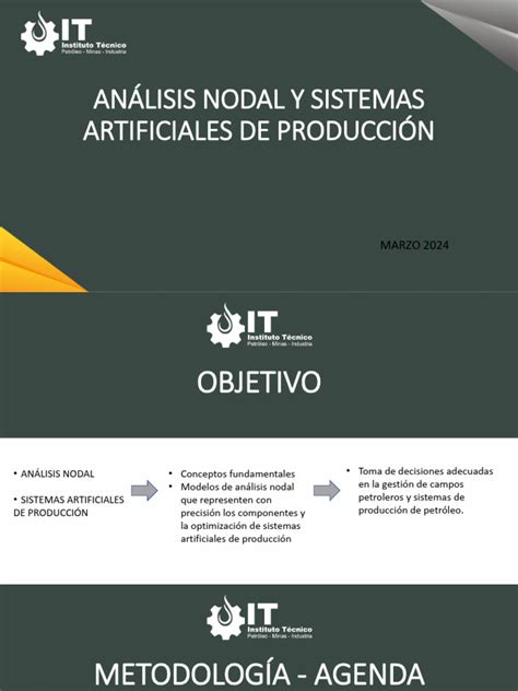 curso analisis nodal y levantamiento artificial pdf