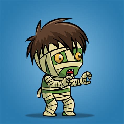 2d Game Sprite Tiny Mummy 02 Behance
