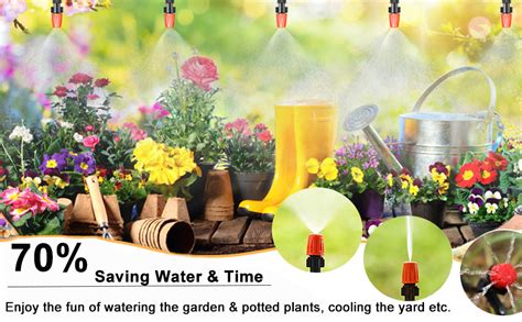 Bewässerungssystem Garten 40m Bewässerungssets 158pcs Micro Drip Bewässerung Kit Automatische