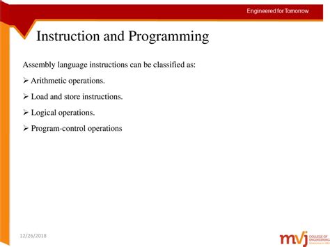 Subject Name Digital Signal Processing Algorithms Architecture Ppt