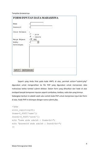 Bab2 Form Php PDF