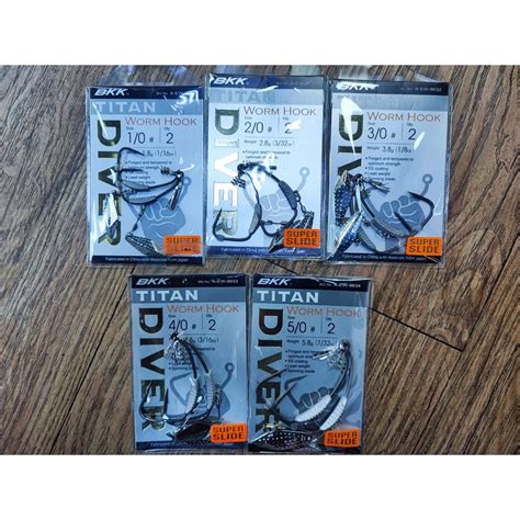 Bkk Titan Driver Swimbait And Worm Hooks Shopee Malaysia