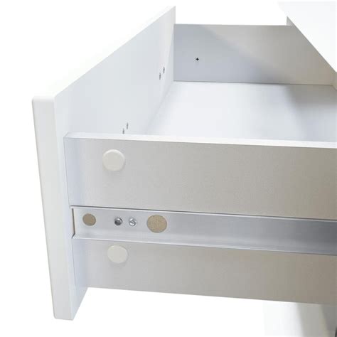 Kumode Pavos V2 Ar Atvilktnēm Un Stikla Plauktu Balta Cena 220 Lv