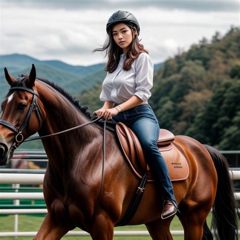Horse Riding Girl 12 By Merveillesai On Deviantart