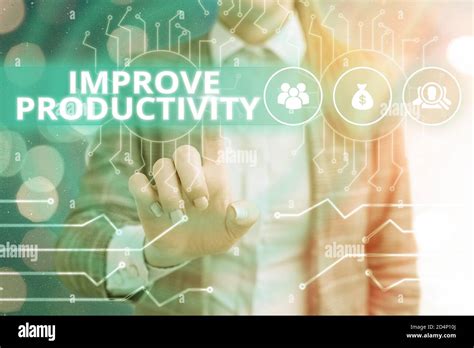 Handwriting Text Writing Improve Productivity Conceptual Photo To