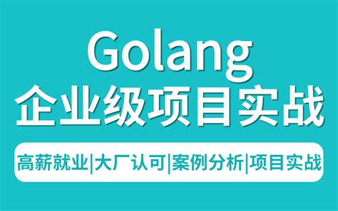 Go企业级实战项目合集17款Golang开发项目案例深入底层原理手把手教你用代码实现带你彻底掌握Go语言持续更新中 视频下载