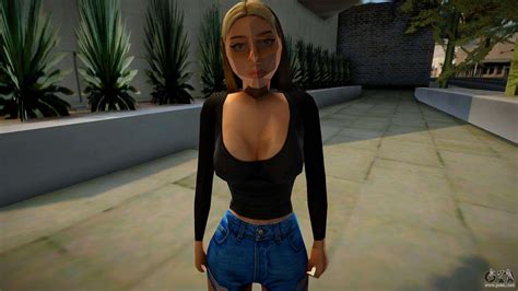 Girl In Shorts For Gta San Andreas
