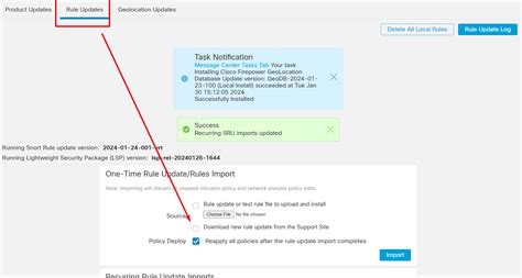 Solved Rule Update In System Updates Cisco Community