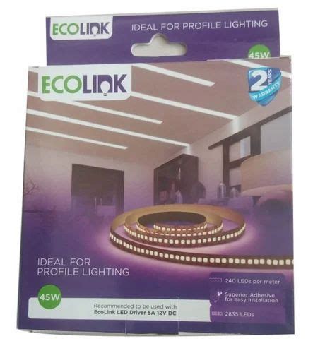 5m Yellow Ecolink 45w Led Strip Light For Decoration Corded Electric At ₹ 1395piece In Hyderabad