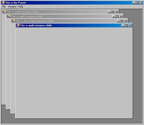 creating mdi application using c walkthrough codeproject