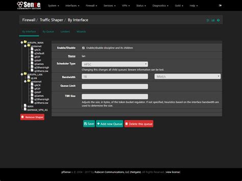Guide How To Traffic Shape With Pfsense Vm Engine Kvm Unraid