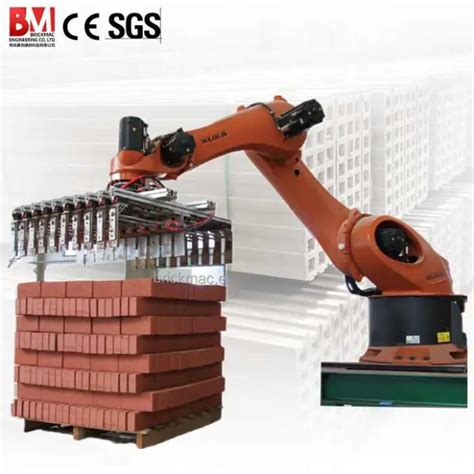 Industrial Robot Brick Masonry Robot Brick Laying Robots Auto Unloading Programming Palletizing