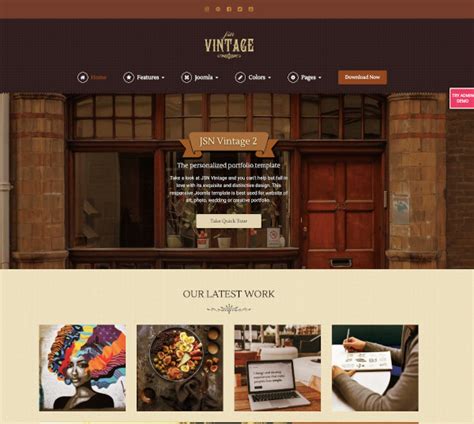 Vintage Web Template