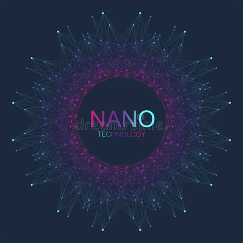 Big Data Visualization Artificial Intelligence And Machine Learning Concept Stock Vector