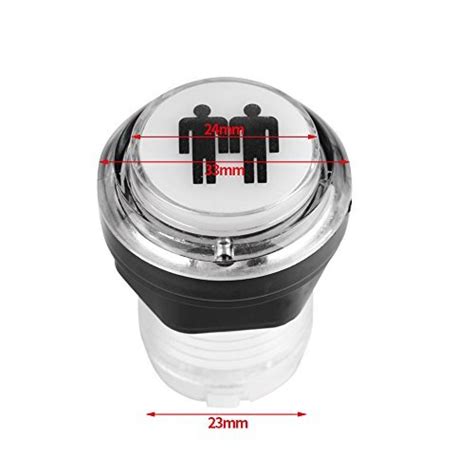 Arcade Game Buttons 4 X LED Start Push Button Kit Part 1 Player 2 Player LED Coin Buttons