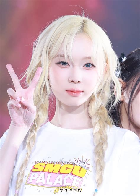 금발머리 에스파 윈터 방송 연예 꾸르