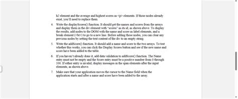 Solved Use A Test Score Array In This Exercise You11 Work