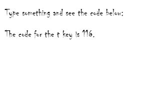 Detecting Key Press In Javascript