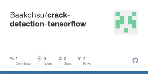 Github Baakchsucrack Detection Tensorflow