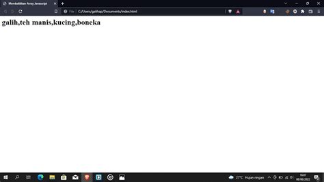 Cara Mudah Dan Sederhana Membalikkan Array Javascript Inwepo
