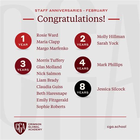 Crimson Global Academy On Linkedin Workplace Teamcga Workanniversary Cga Crimsonglobalacademy