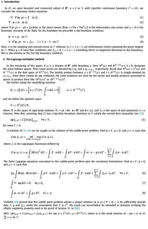 Partial Differential Equations Lagrange Multiplier Fem For Navier