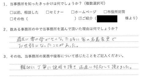 法務･会計 梅谷事務所 【抵当権抹消登記】高砂市 I 様