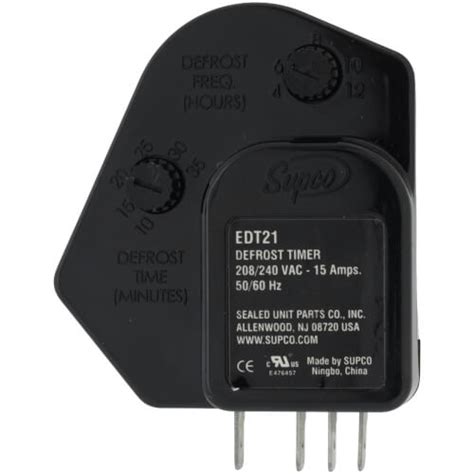 Edt21 Supco Edt21 220v Electronic Defrost Timer