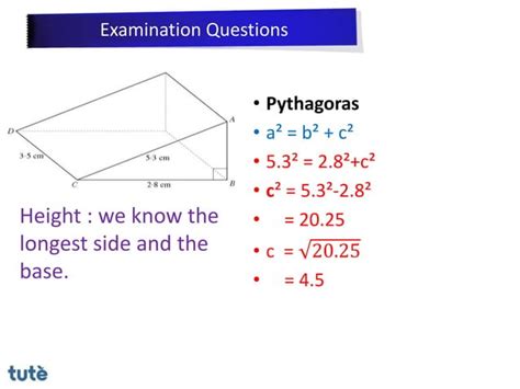 Pythagoras Theorem Graphs Ppt