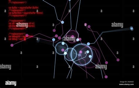 3d Illustration Futuristic Hud Interface And Hacker Code On A Computer Screen Terminal Stock