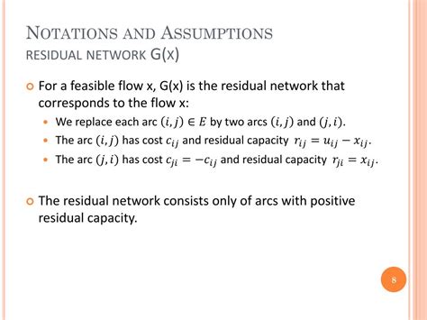 Ppt Minimum Cost Flows Basic Algorithms Part Ii Powerpoint Presentation Id2510472