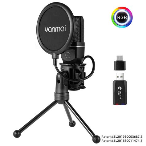 ขายร้อน Rgb ไมโครโฟนไร้สายเดสก์ท็อปลดเสียงรบกวนไมโคร Shopee Thailand
