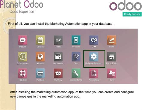 Odoo Marketing Automation Ppt