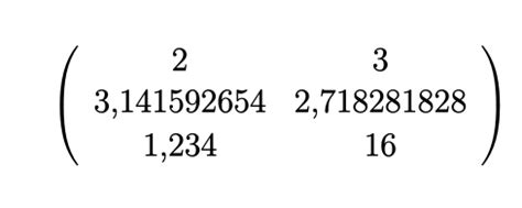 Latex Period To Comma TexForm Conversion Mathematica Stack Exchange