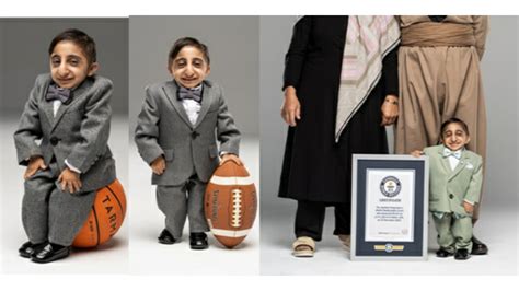 Photo Meet World Shortest Man Afshin Esmaeil Ghaderzadeh Hes Just