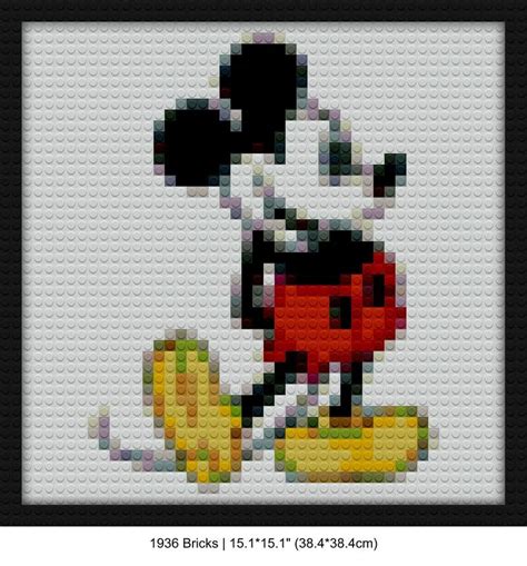 Mickeymouse Bricks Art