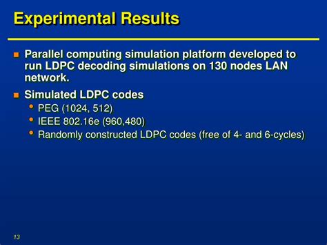 ppt improving ber performance of ldpc codes based on intermediate