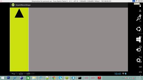 Drawing Shape On Button Click Using Opengl In Android Stack Overflow