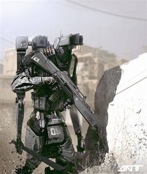 Futuristic Exosuit