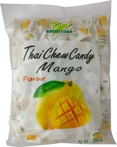 Haoliyuan Thai Chew Flavored Mango Candy 350gm Packaging Type Packet