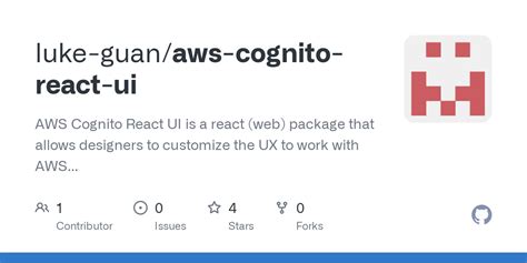 Github Luke Guanaws Cognito React Ui Aws Cognito React Ui Is A