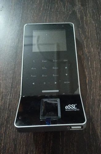 Essl F Inch Biometric Fingerprint Machine Password Protected At In New Delhi