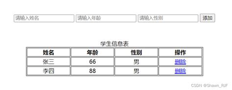 Javascript 动态生成表格实现，创建删除表数据js 动态删除数据 Csdn博客